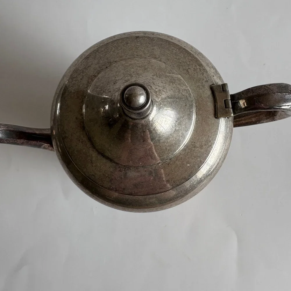 Modern Silver | Kitchen | Modern Silver Vintage Silver On Copper Teapot ...